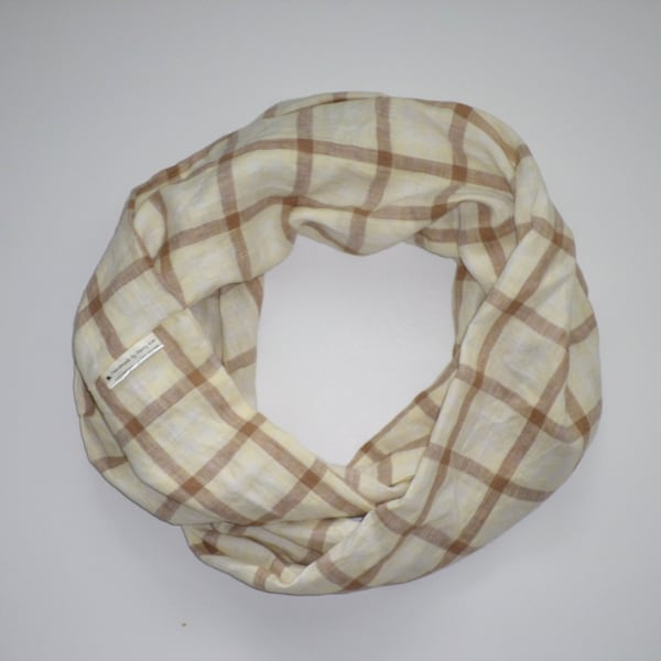 Cream Infinity Scarf - Etsy