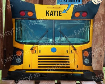 School Bus Pillow - Etsy