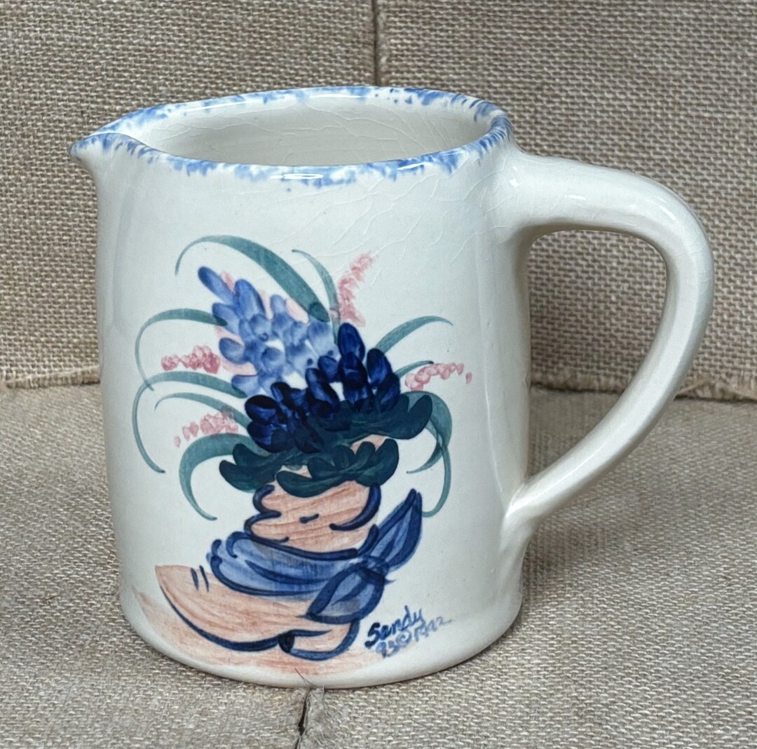 Vintage Marshall Texas Studio Pottery Milk Pitcher Cowboy Boot Western ...