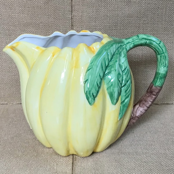 Ceramic Vintage Fruit Pitcher - Etsy