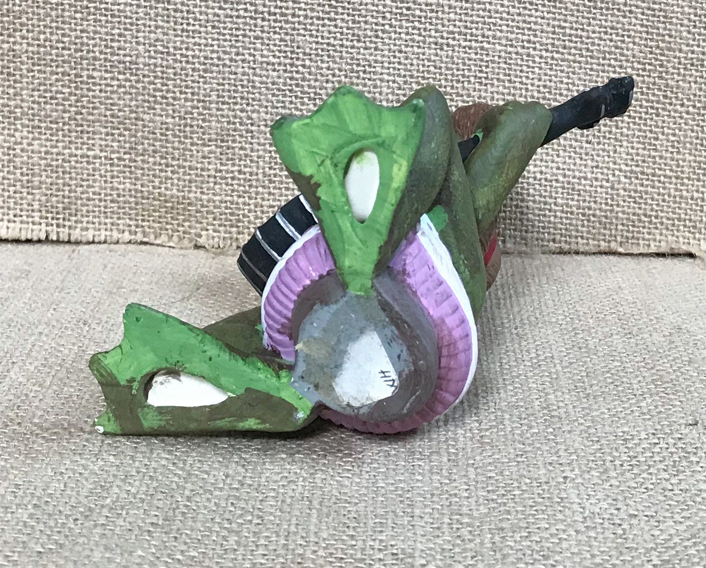 Vintage Kitsch Country Banjo Frog Ceramic Figurine on - Etsy