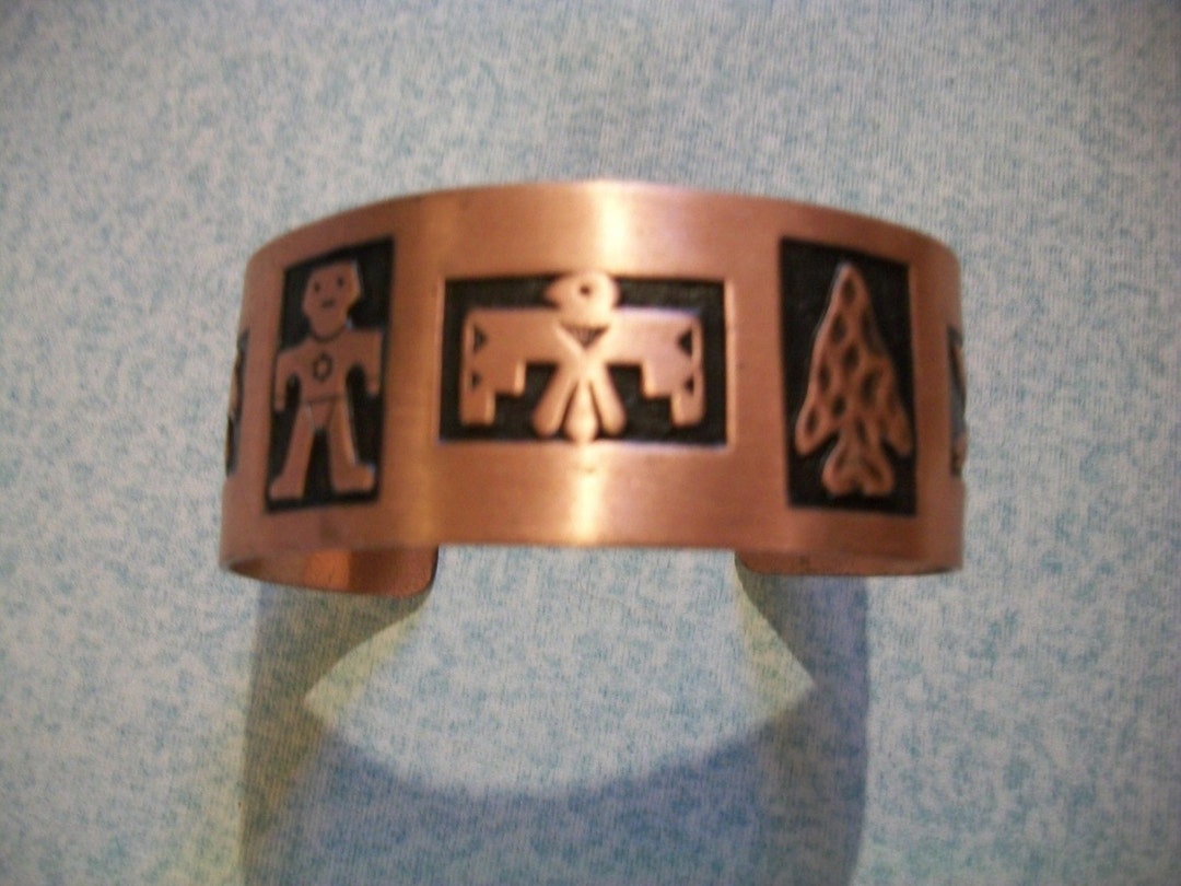Cuff Bracelet Solid Copper Cuff Bell Trading Company Signed Stamped ...