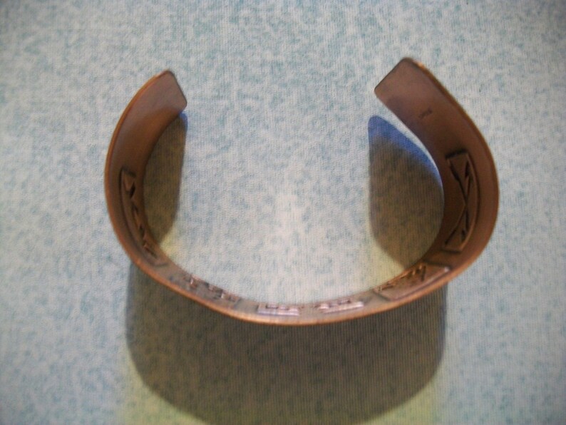 Cuff Bracelet Solid Copper Cuff Bell Trading Company Signed Stamped ...