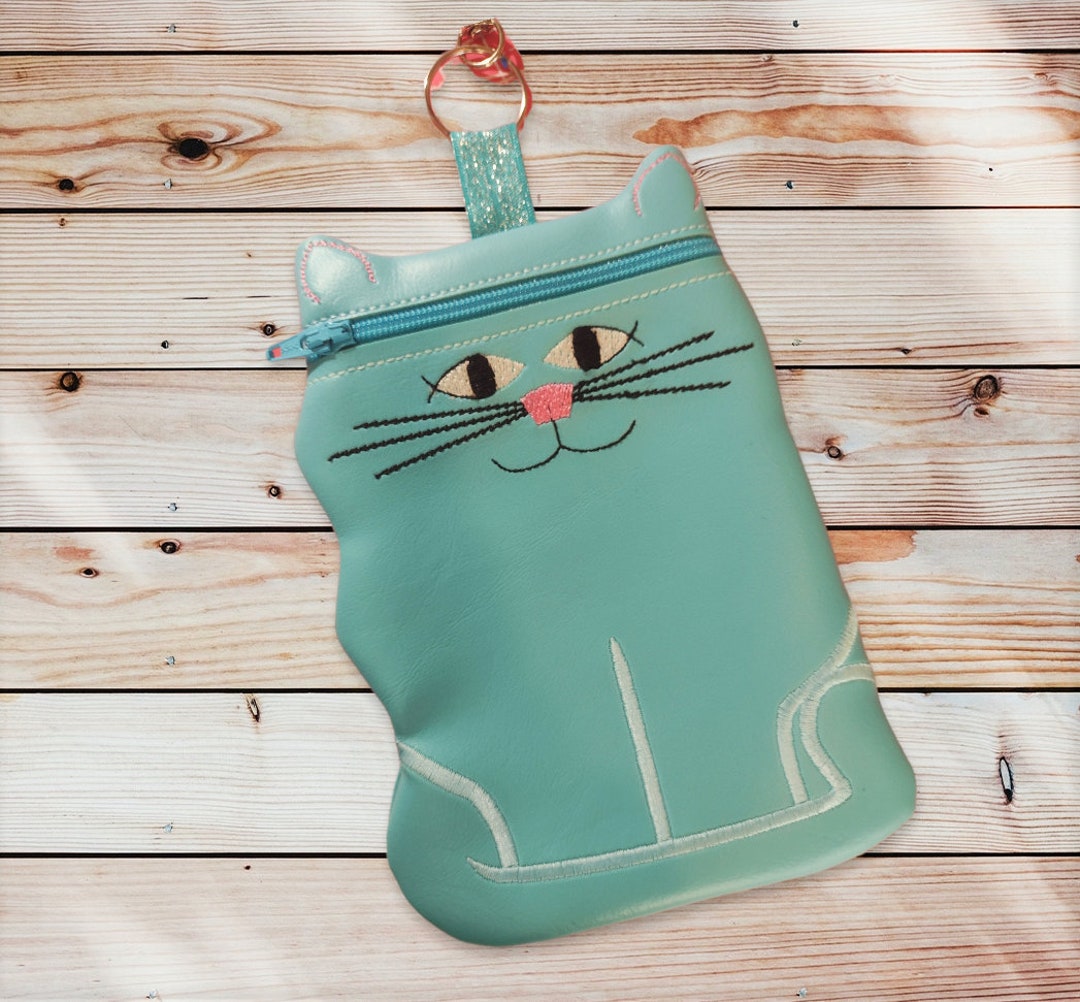 Cat Zipper Pouch Cat Cat Coin Purse Cat Purse Cat Bag Gifts Under 20 - Etsy
