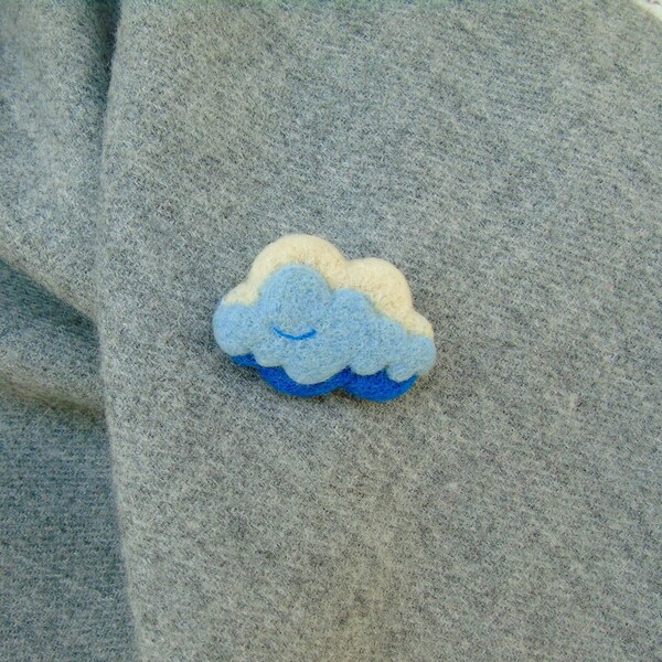 Cloud Brooch - Etsy