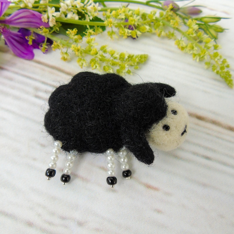 Sheep Brooch - Etsy