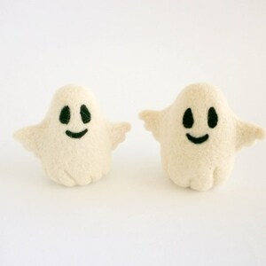 Needle Felt Ghost Miniature Halloween Home Decor - Etsy