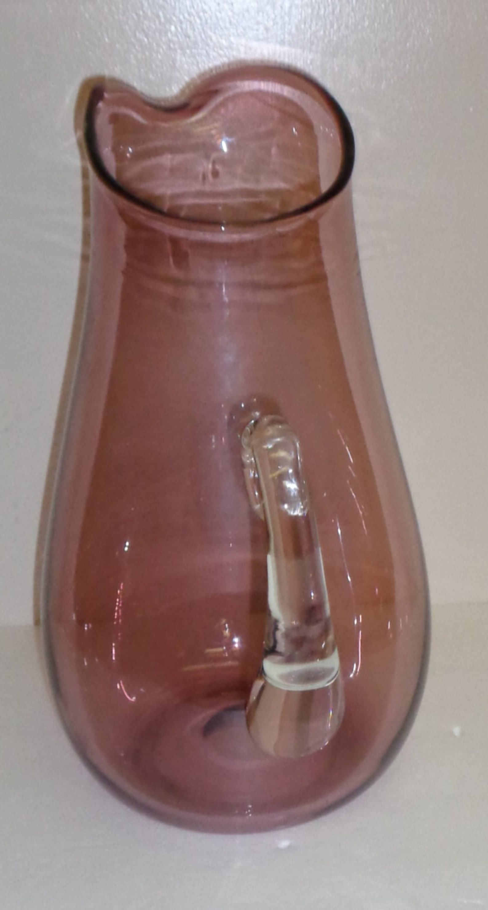 Erickson Glass Heliotrope/light Grape Very Large Pitcher Made in Ohio U ...