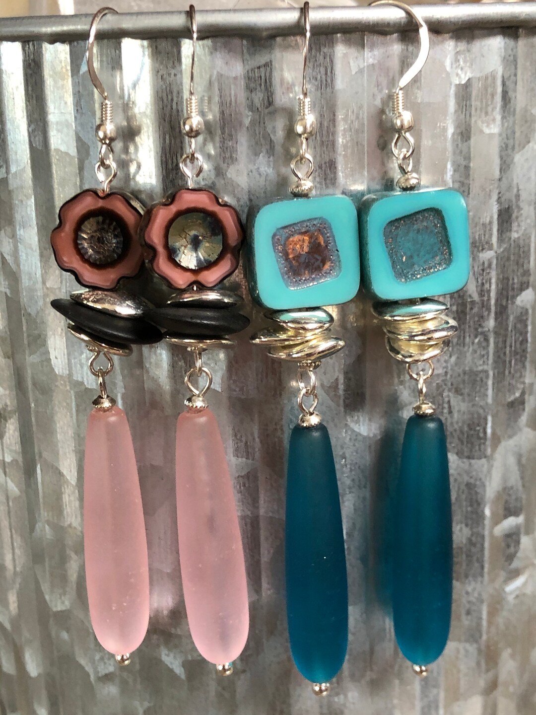 9 STYLES: EARRINGS Many Many Many Colors!!! - Etsy