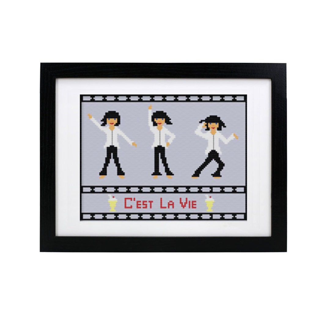 BUY 2 Patterns and GET 1 FREE --pulp Fiction Dancing Mia Wallace ...