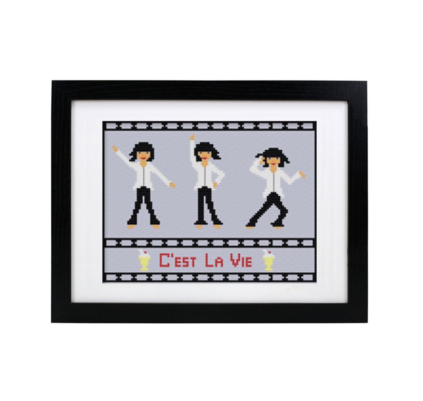 BUY 2 Patterns and GET 1 FREE --pulp Fiction Dancing Mia Wallace ...