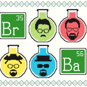 BUY 2 Patterns and GET 1 Freebreaking Bad Crossstitch Pattern Inspired ...
