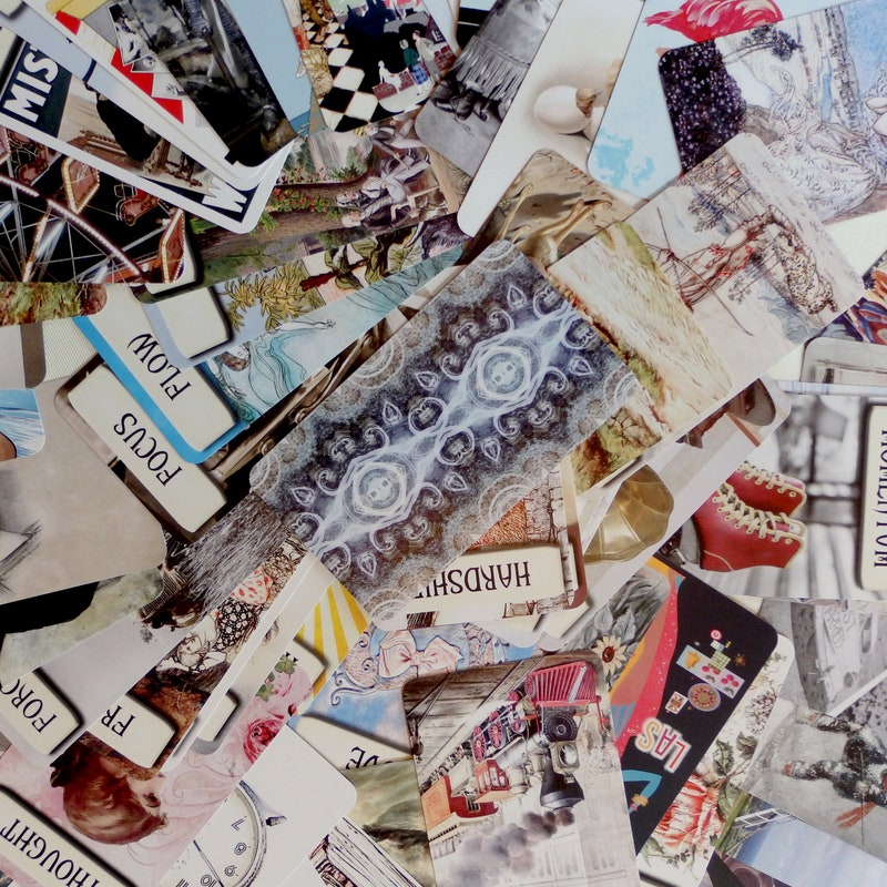 Vintage Word Cards - Etsy