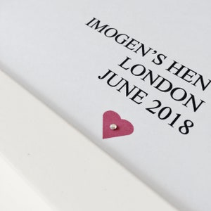 Hen Party Guest Book, Hen Memory Book, Hen Do Game, Gift for Bride ...