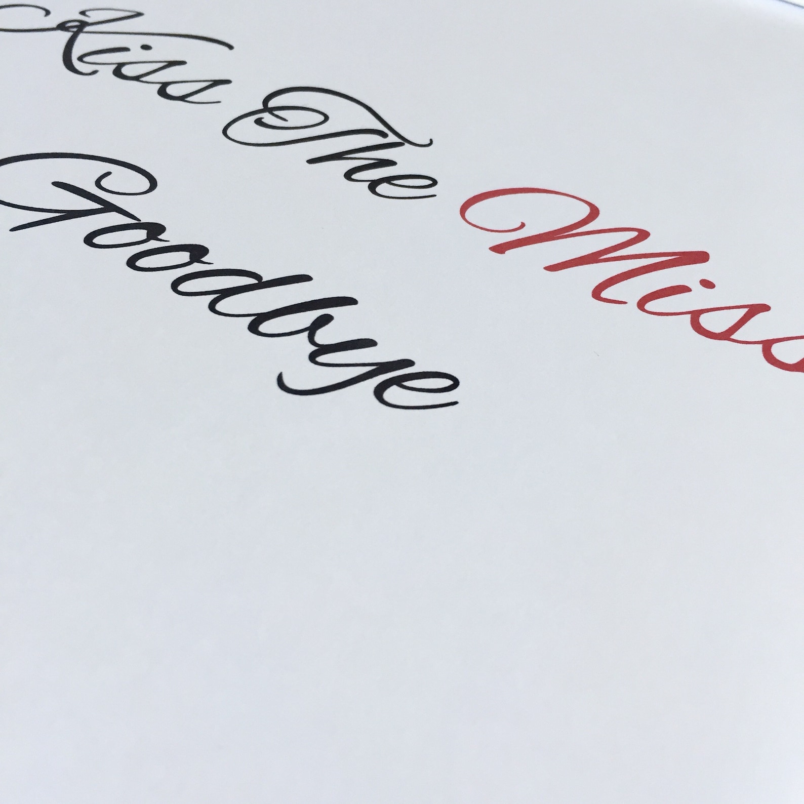 Kiss the Miss Goodbye, Hen Do Keepsake, Hens Night Supplies, Hens Night ...