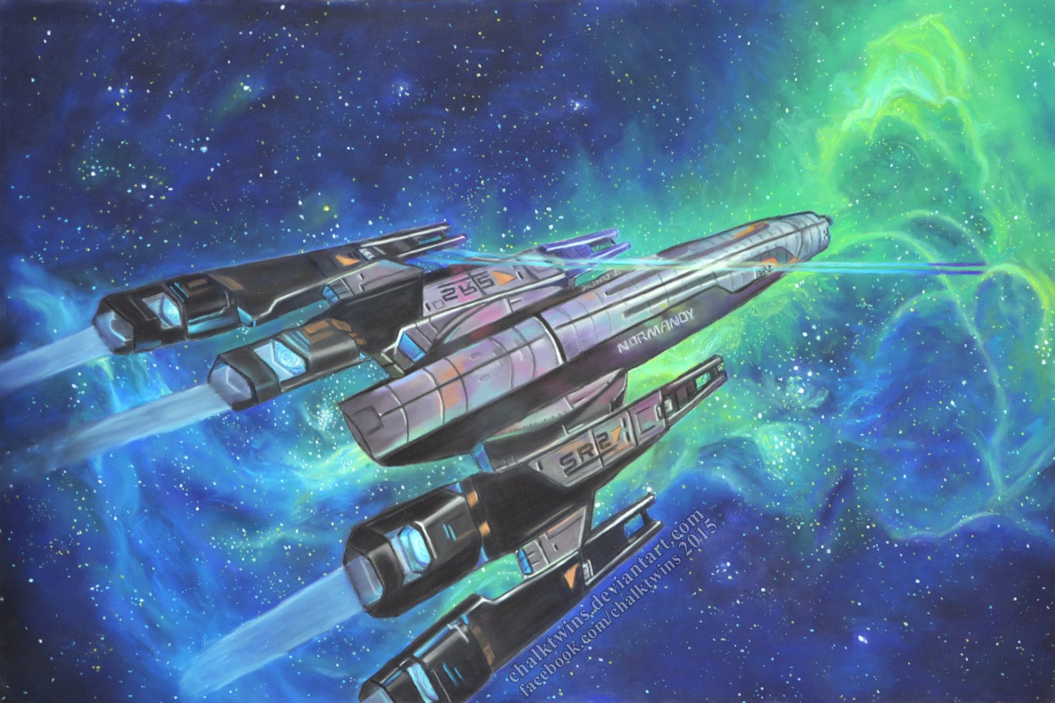 Normandy ART PRINT Mass Effect Art Mass Effect Poster Nerdy | Etsy