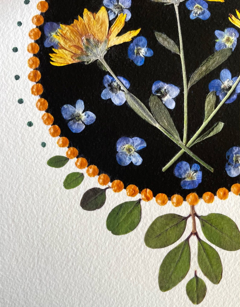 Pressed Flower Print, Framed Flowers, Botanical Prints, Nature Inspired ...