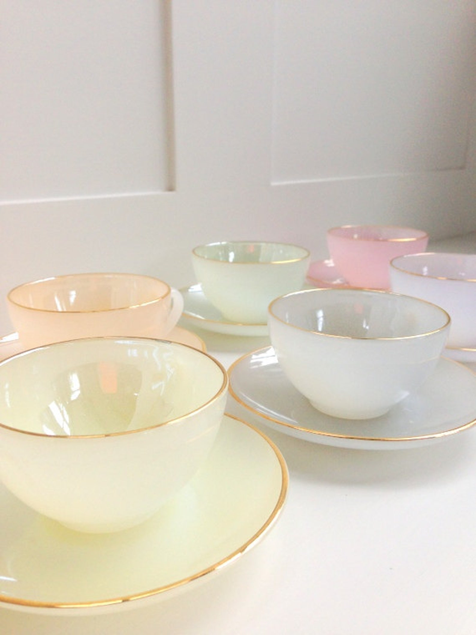 French pastel tea set | Etsy