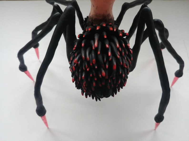 Spider Lady Gothic Art Doll. OOAK Vintage Doll With Hand Sculpted New ...