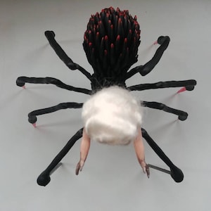 Spider Lady Gothic Art Doll. OOAK Vintage Doll With Hand Sculpted New ...
