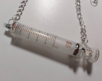 Syringe Necklace - Etsy