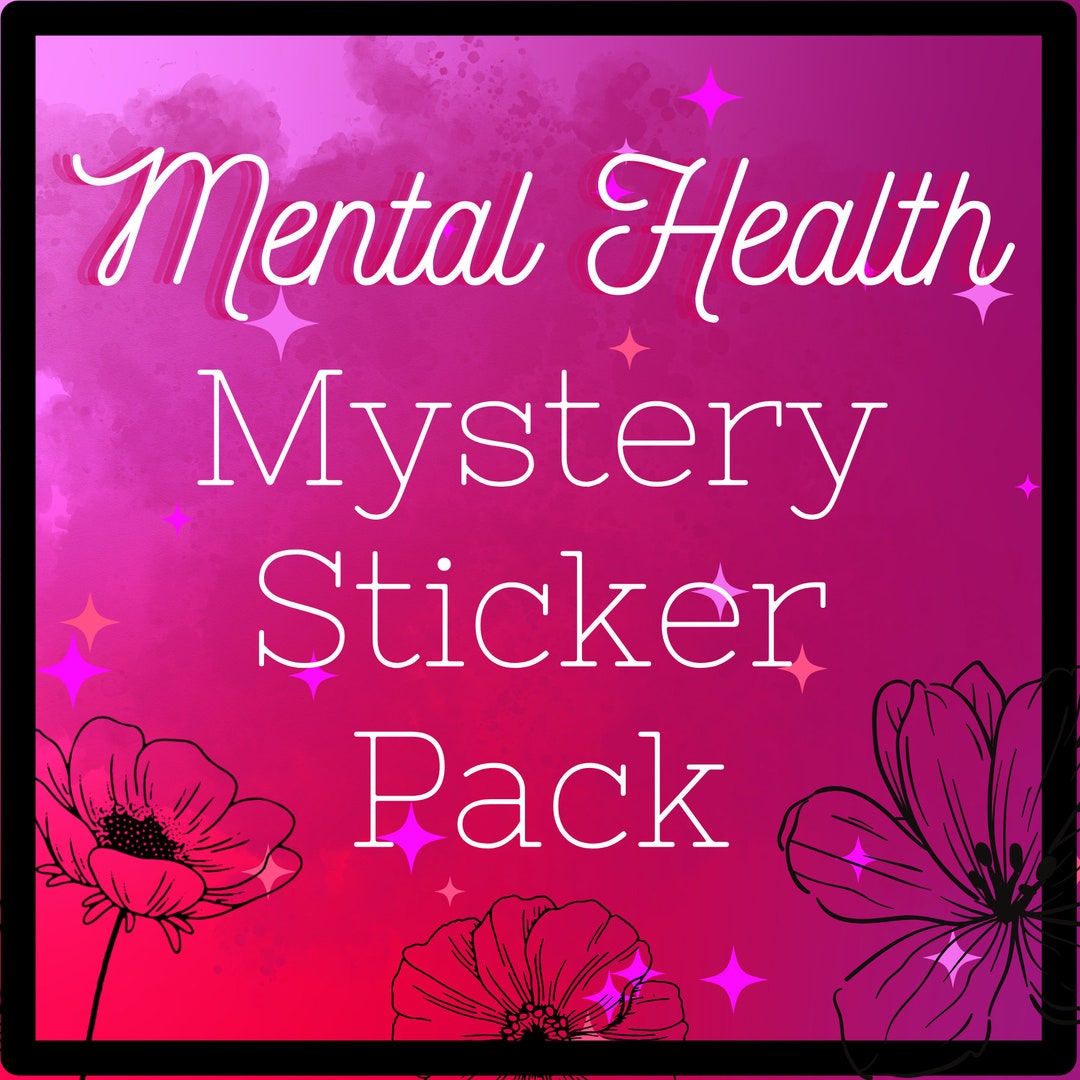 Mental Health Mystery Sticker Pack Vinyl Sticker - Etsy