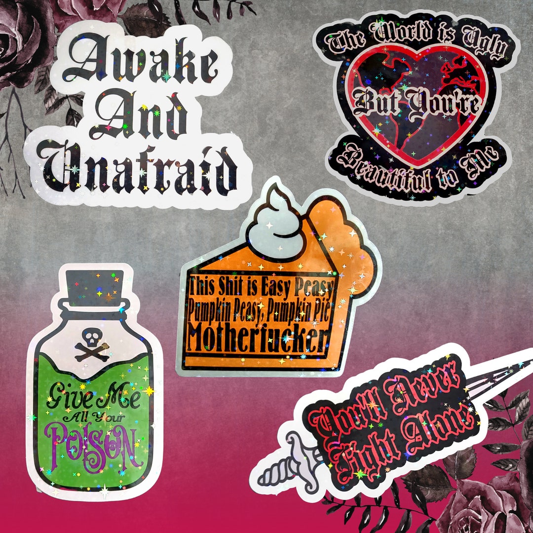 My Chemical Romance Sticker Set Vinyl Sticker MCR My - Etsy