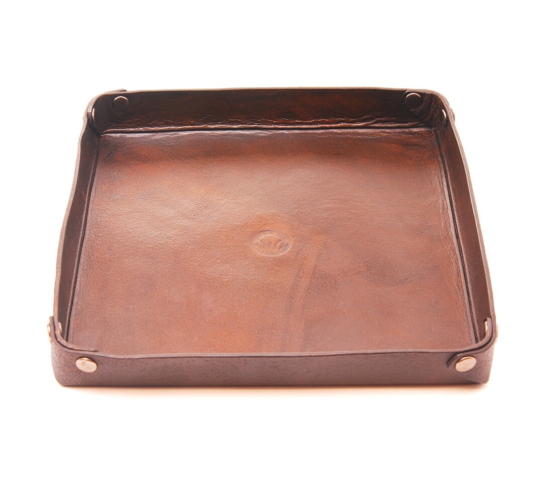 Handmade Leather Valet Tray - Etsy