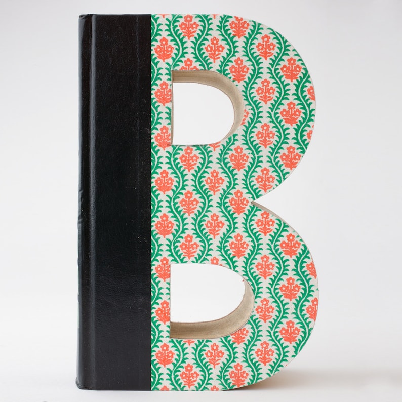 CUT Book LETTER (B) Book Art, Book Letters, Unique Engagement Gift ...