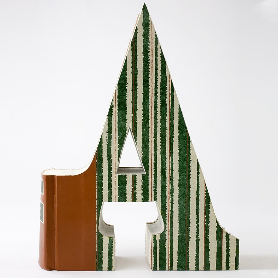 BOOK LETTER (A) Letter Art, Book Art, Home Decor, New Mom Gift, Unique ...