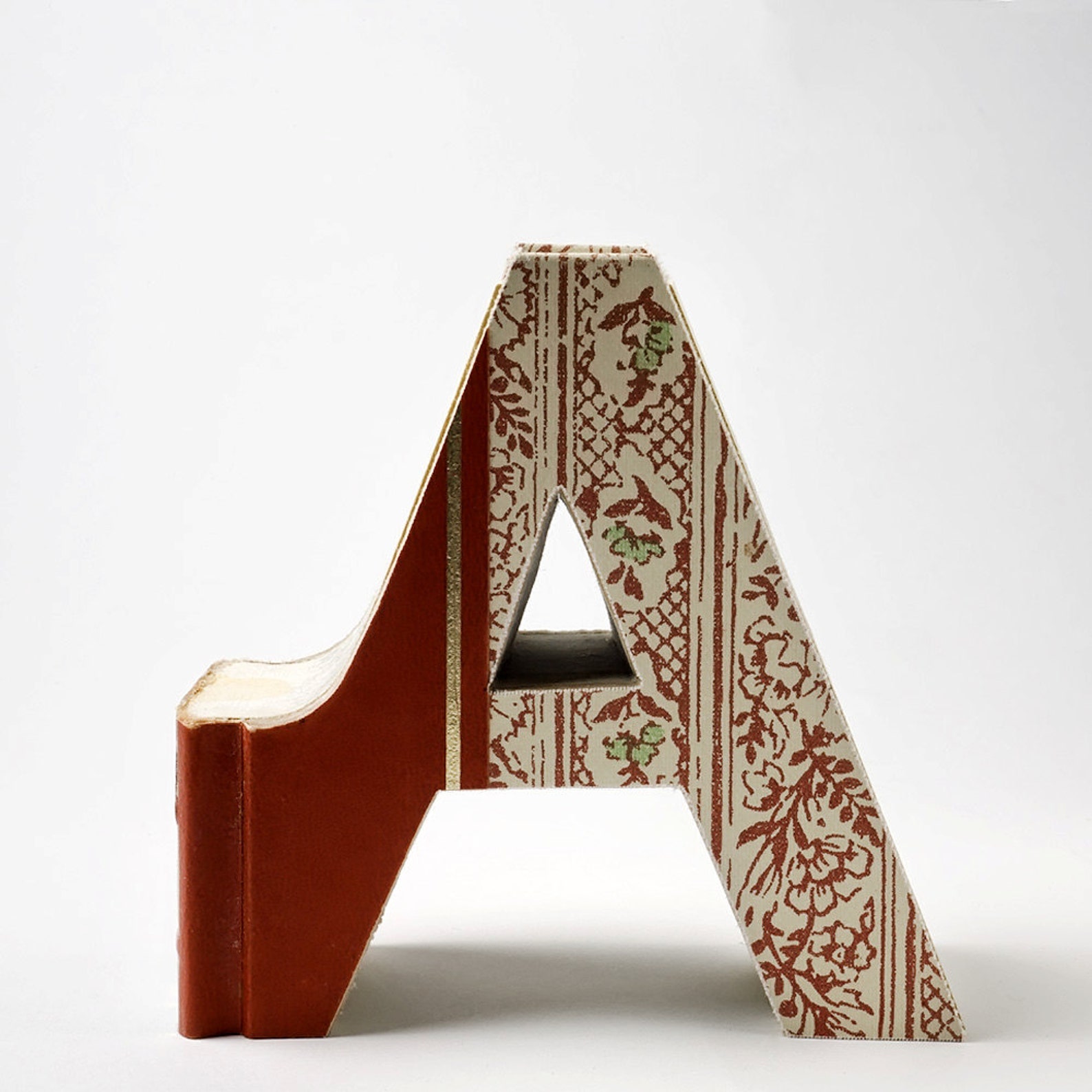 Alphabet Mini LETTER A Book Letters Book Art Unique | Etsy