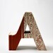 Alphabet Mini LETTER A, Book Letters, Book Art, Unique Engagement Gift ...