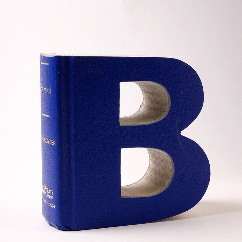 Alphabet Mini LETTER B Book Art Book Letters Unique - Etsy