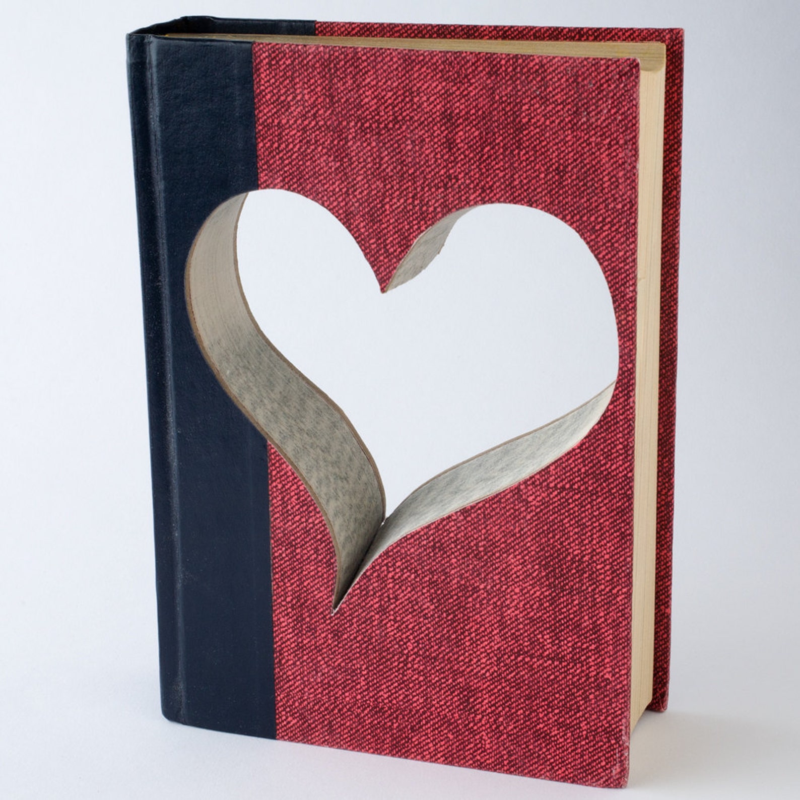 Reader's Digest Heart Book Handcrafted Heart Shaped - Etsy