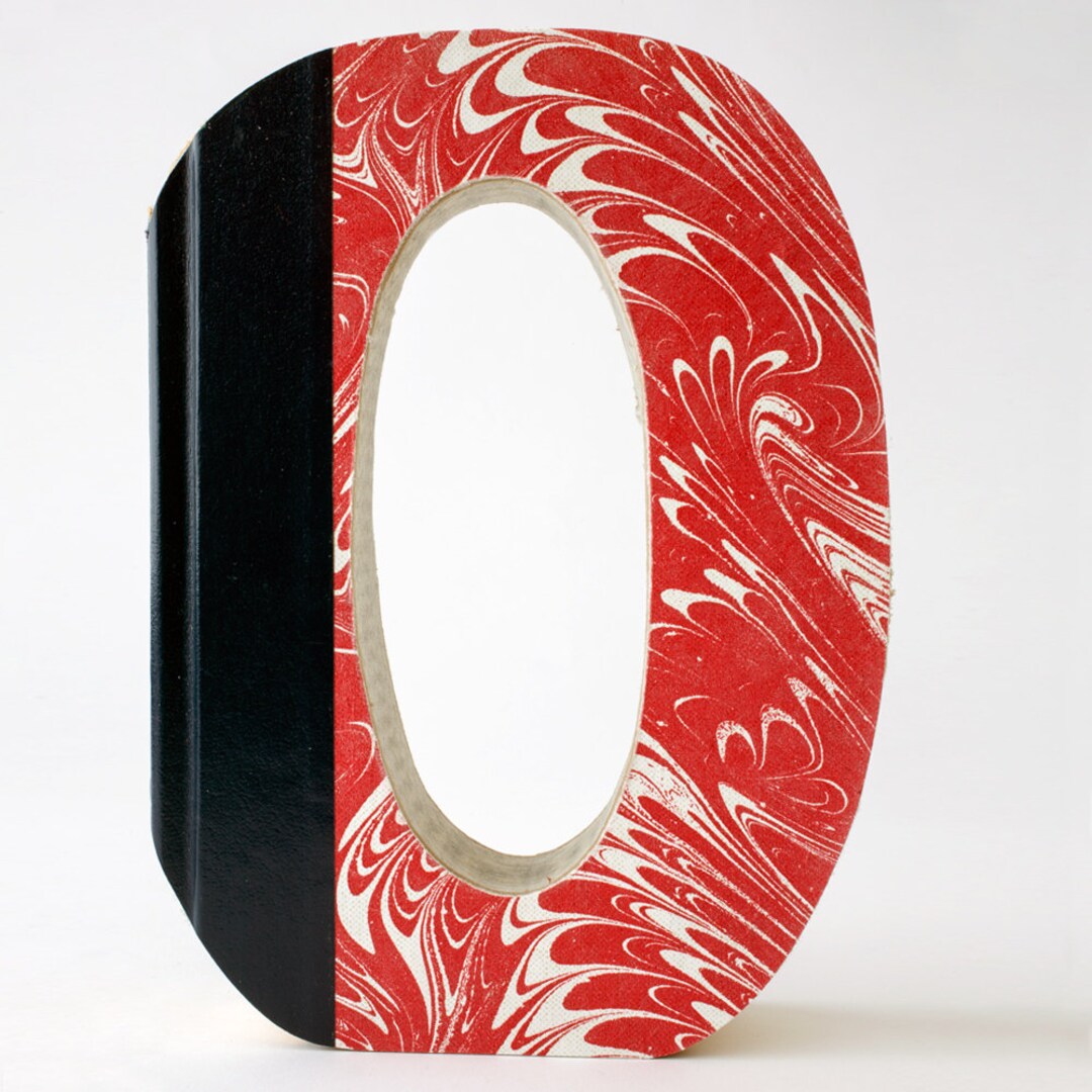 BOOK LETTER O Cut Book Letters, Room Decor, Book Art, Wedding Decor ...