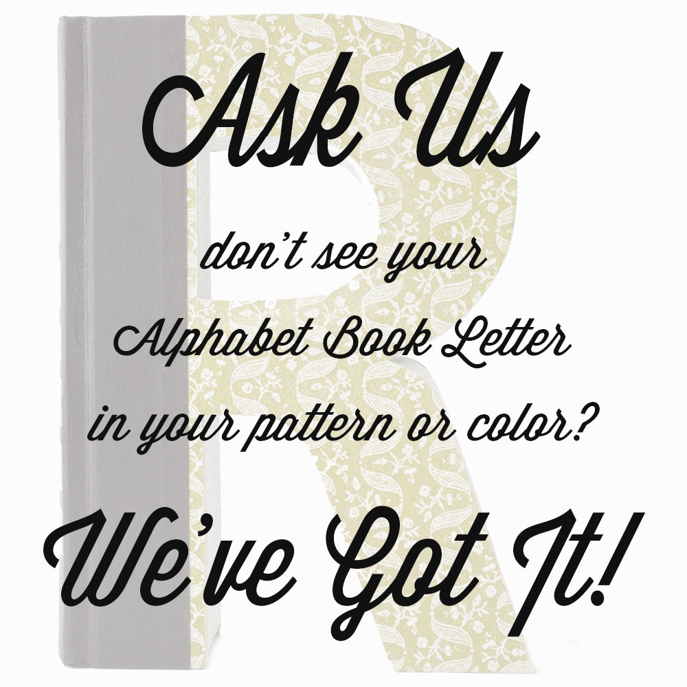 BOOK LETTER (S) Book Art, Book Cut Letters, Unique Engagement Gift ...