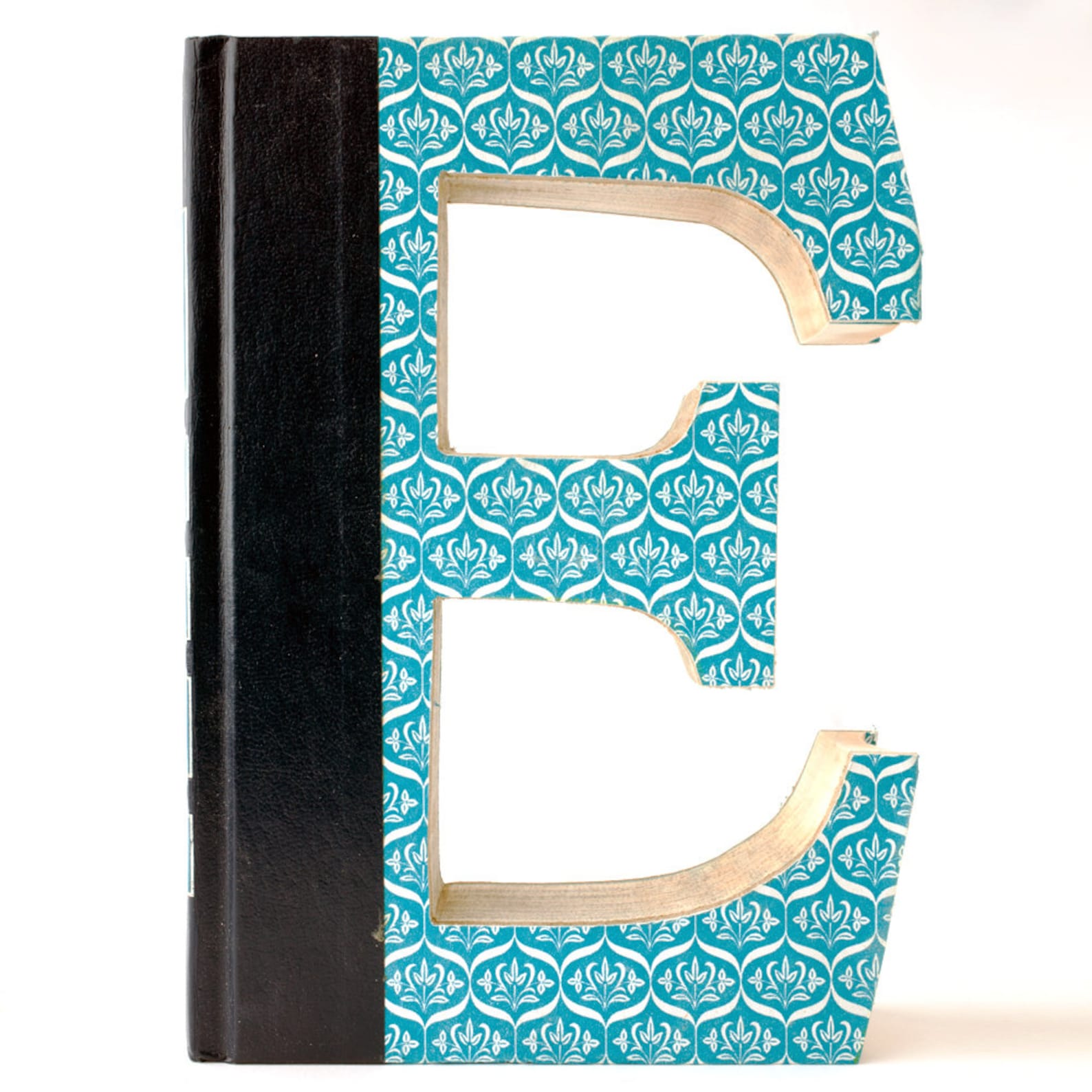 BOOK LETTER (E) Book Art, Cut Book Letters, Unique Engagement Gift ...