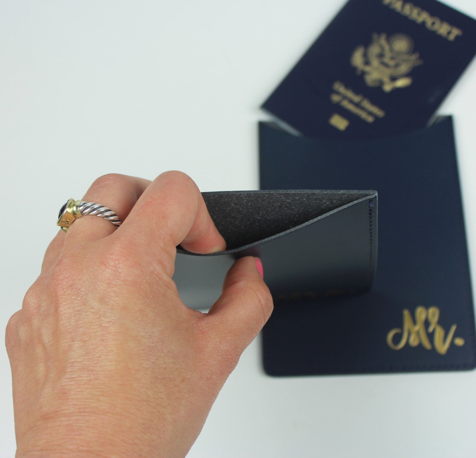 Wedding Passport Holder Mr And Mrs Passports Honeymoon Etsy