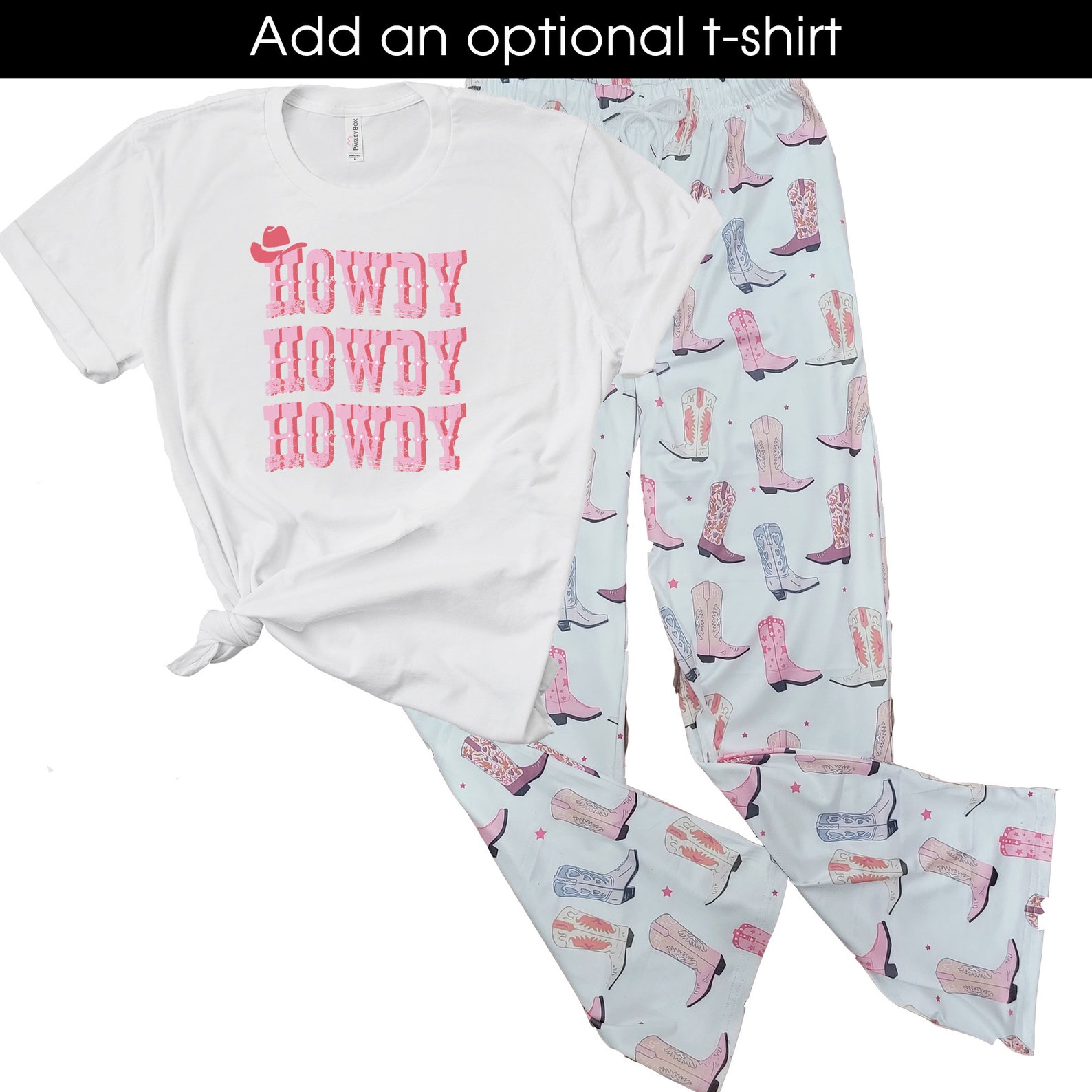 Cowboy Boot Pajama Pants Western Print Pajamas Women's - Etsy