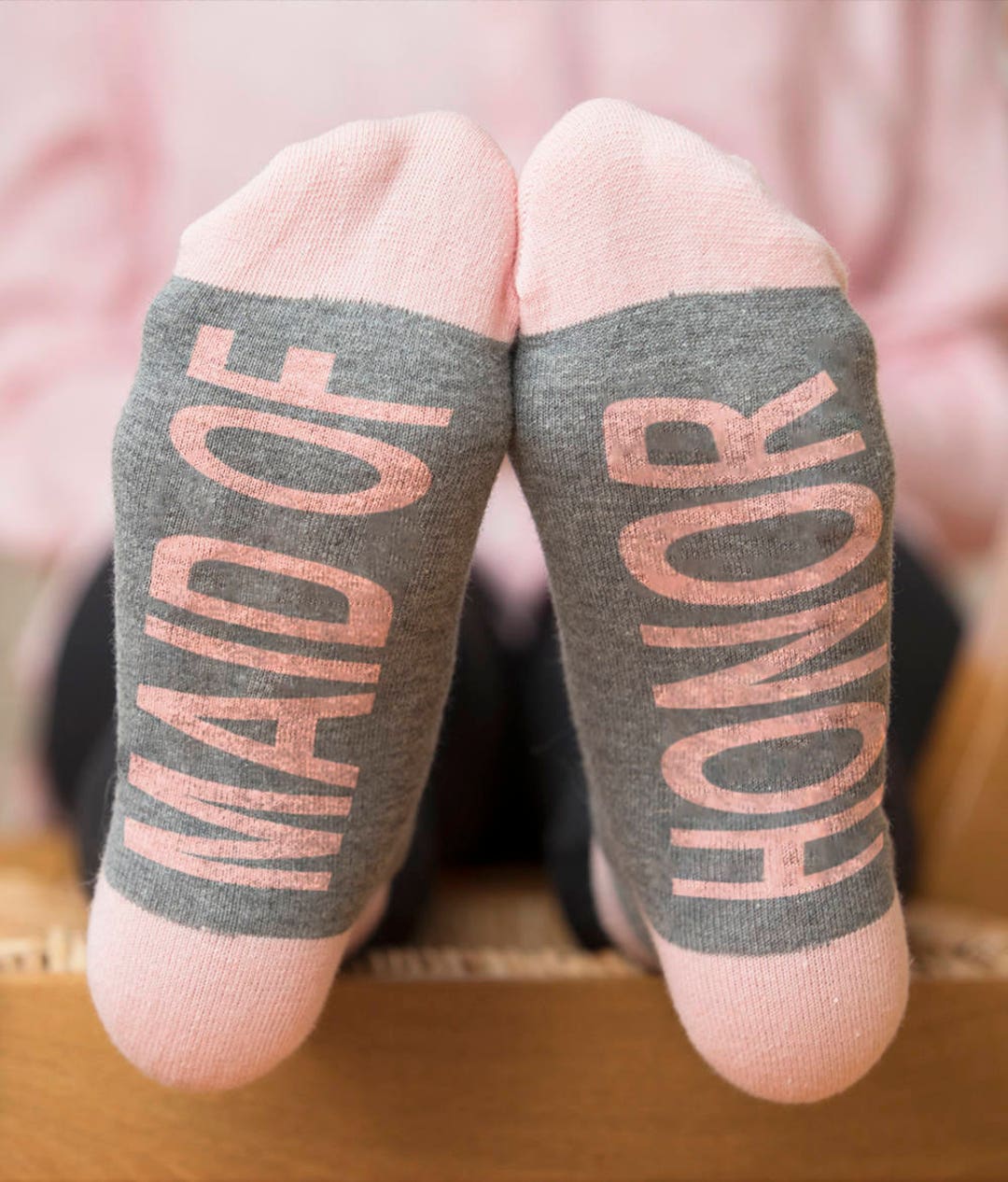 Maid of Honor, Wedding Socks, Maid of Honor Gift, Bridal Socks, Bridal ...