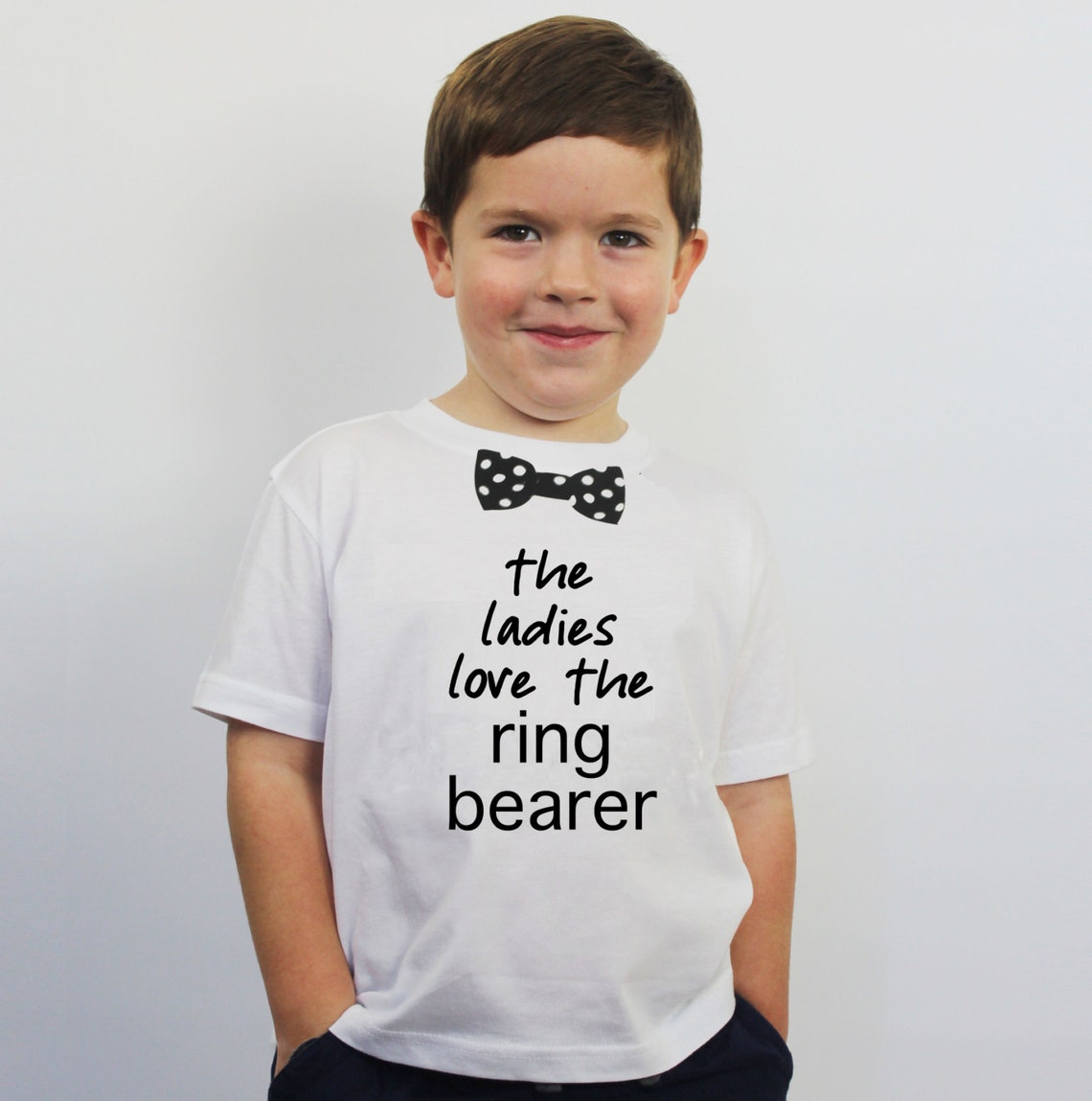 Ring Bearer Shirt Ring Bearer Gift the Ladies Love the | Etsy