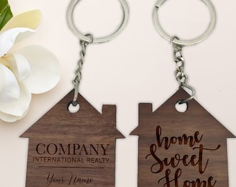 Real Estate Closing Gift, Real Estate Keychain, Realtor Gift, Gift for ...