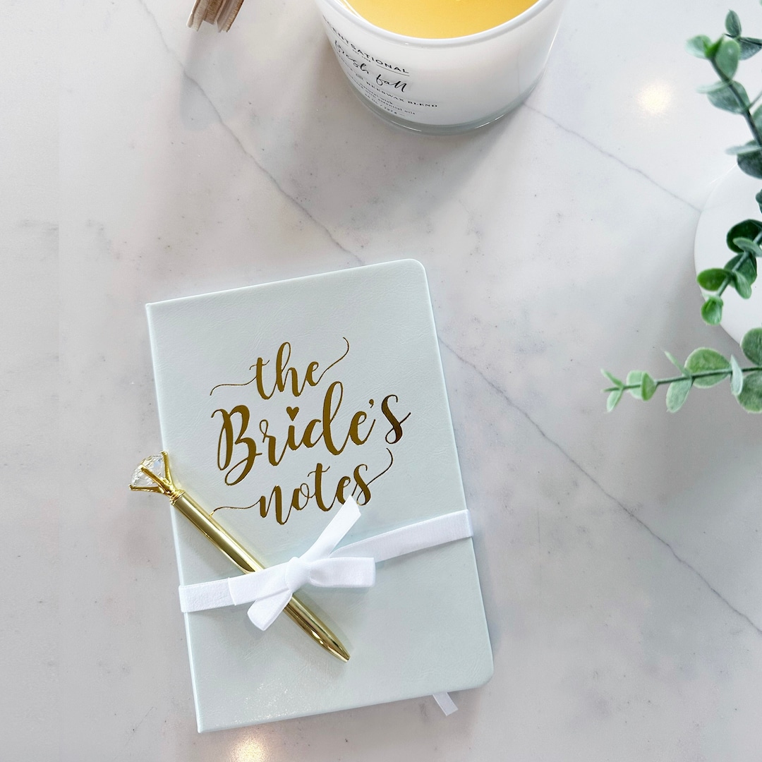 Bride Notebook, Wedding Planner Book, Engagement Gift for Bride ...