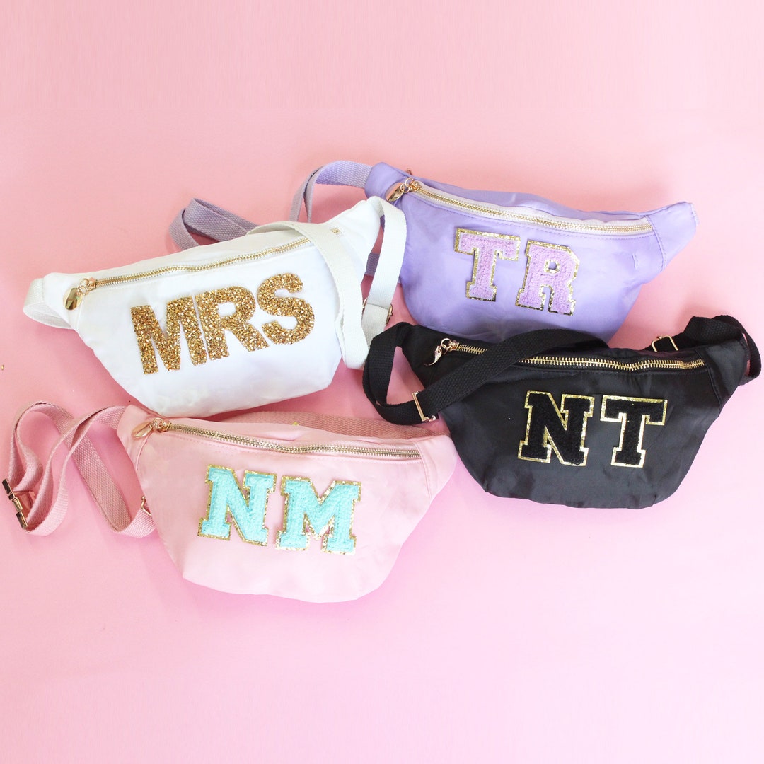 Personalized Fanny Pack, Belt Bag With Patches, Custom Nylon Bag With ...