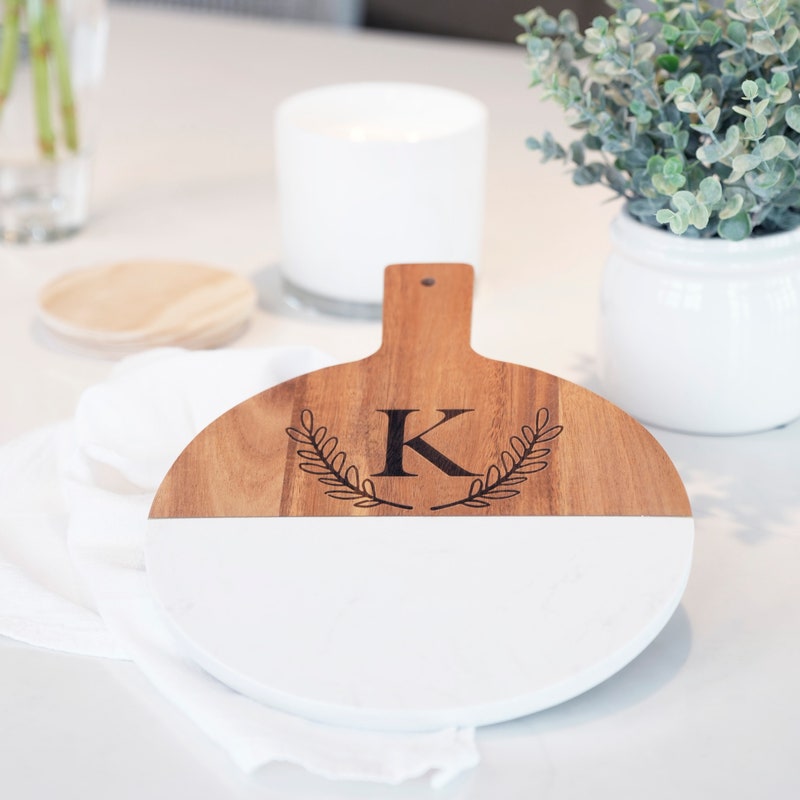 Round Wood Cutting Board - Etsy