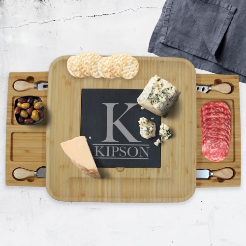 Personalized Cheese Board Set Custom Cheese Board Set - Etsy