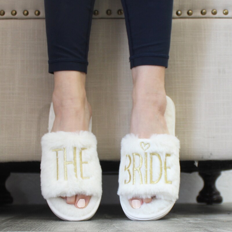 Bride Slippers - Etsy
