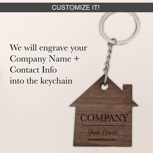 Custom Realtor Keychains, Closing Gift Real Estate, Realtor Marketing ...