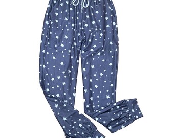 Star Print Pants - Etsy