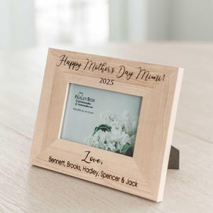 Custom Picture Frame, Personalized Picture Frame, Wood Photo Frame ...